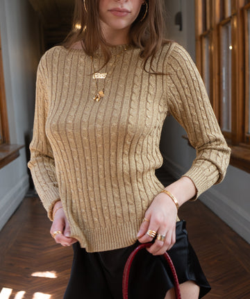 Ralph Lauren Cable Knit Sweater – Lucille